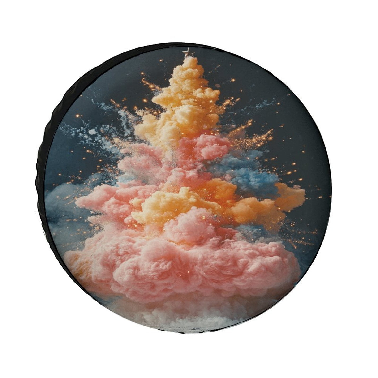 Nuclear Mushroom Cloud Spare Tire Cover,Universal Wheel Tire Cover for Trailer, RV, SUV, Truck ...