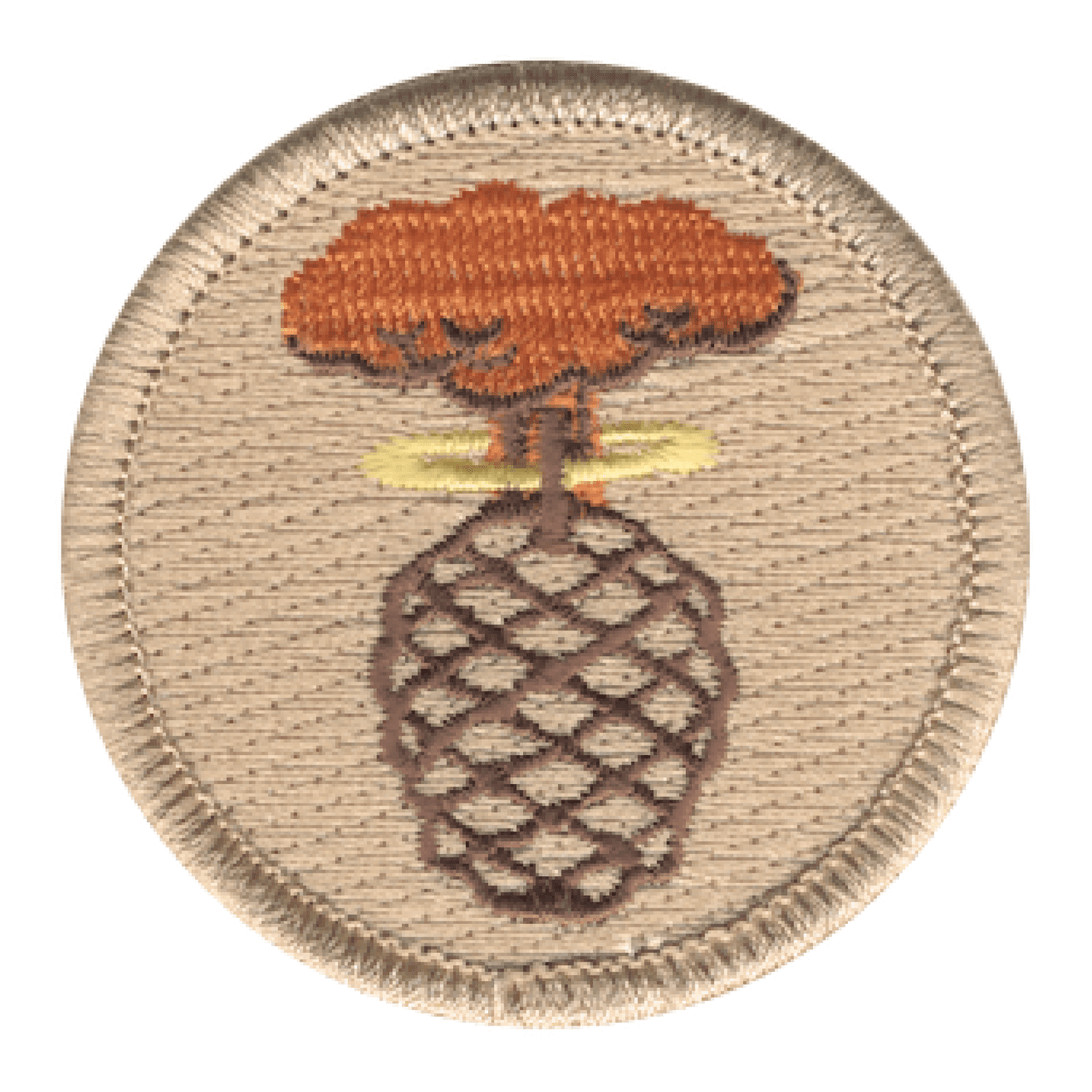 Nuclear Pine Cone Scout Patrol Patch (Sew-on) - ClassB - Walmart.com