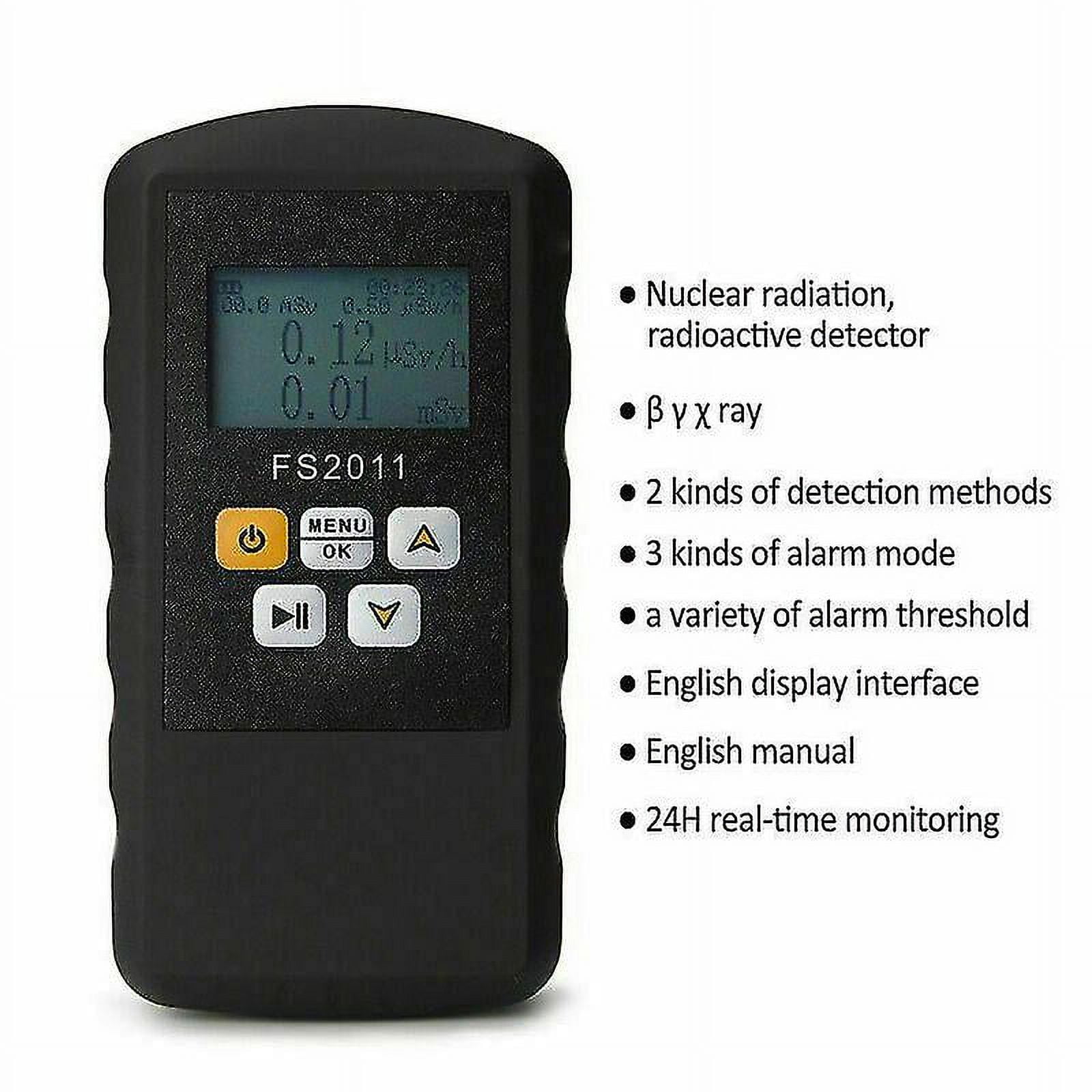 Nuclear Radiation Detector Tube Dosimeter Monitor Beta Gamma Xray ...