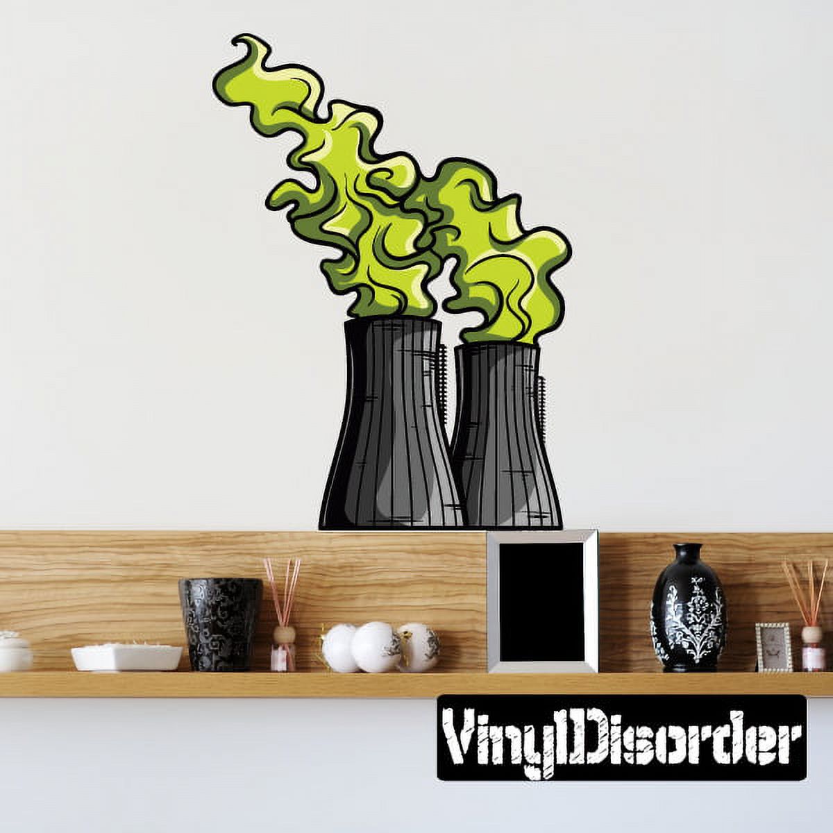 Nuclear Radiation Power Plant Wall Decal - Vinyl Car Sticker ...