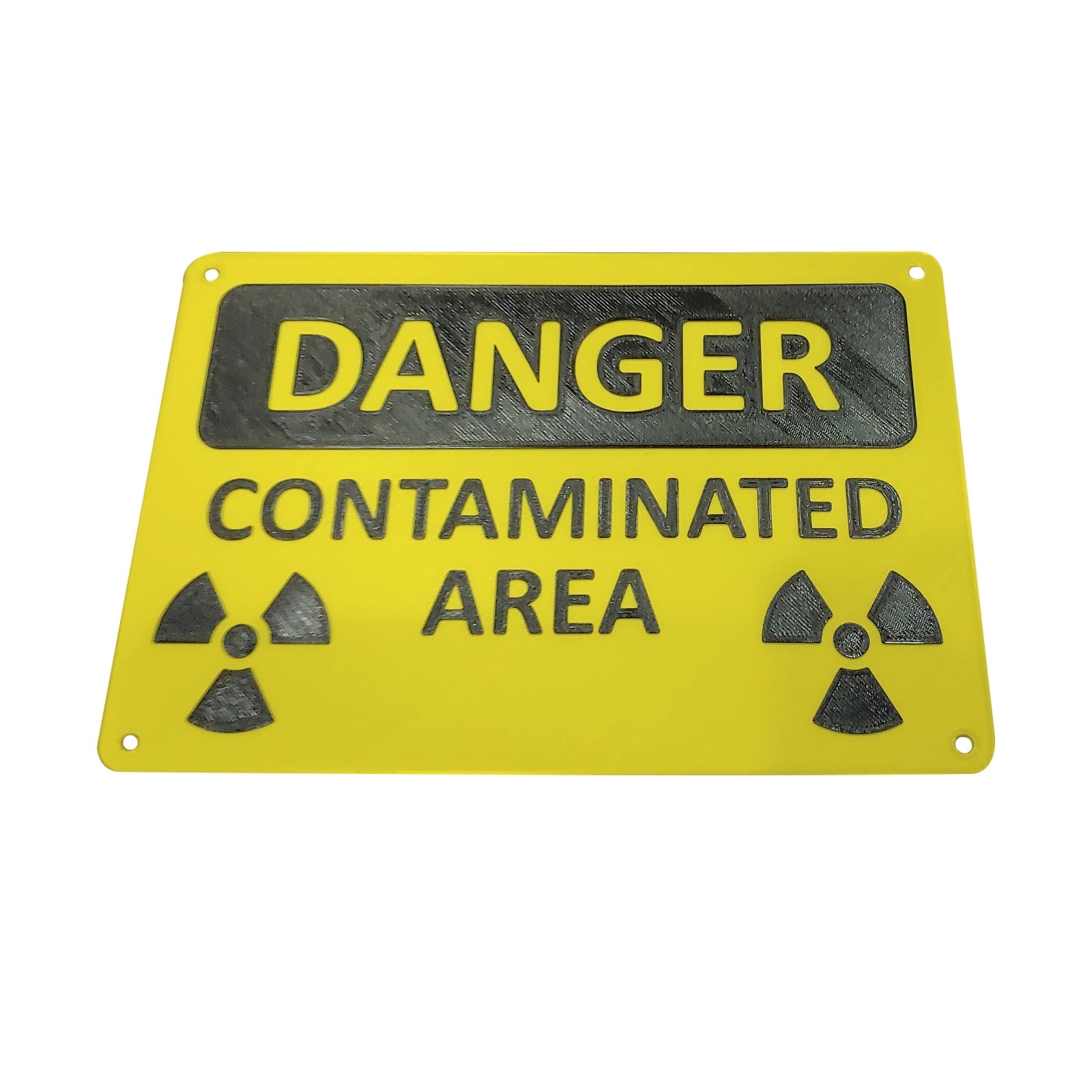 Bokcztml Nuclear Radiation Warning Sign Patches Safety Warning ...