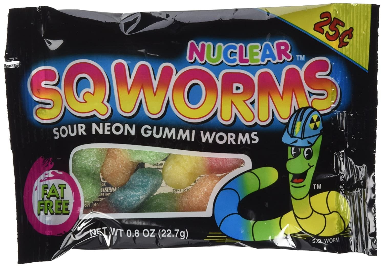 Nuclear Sqworms Gummy Candy, (Pack of 24) - Walmart.com