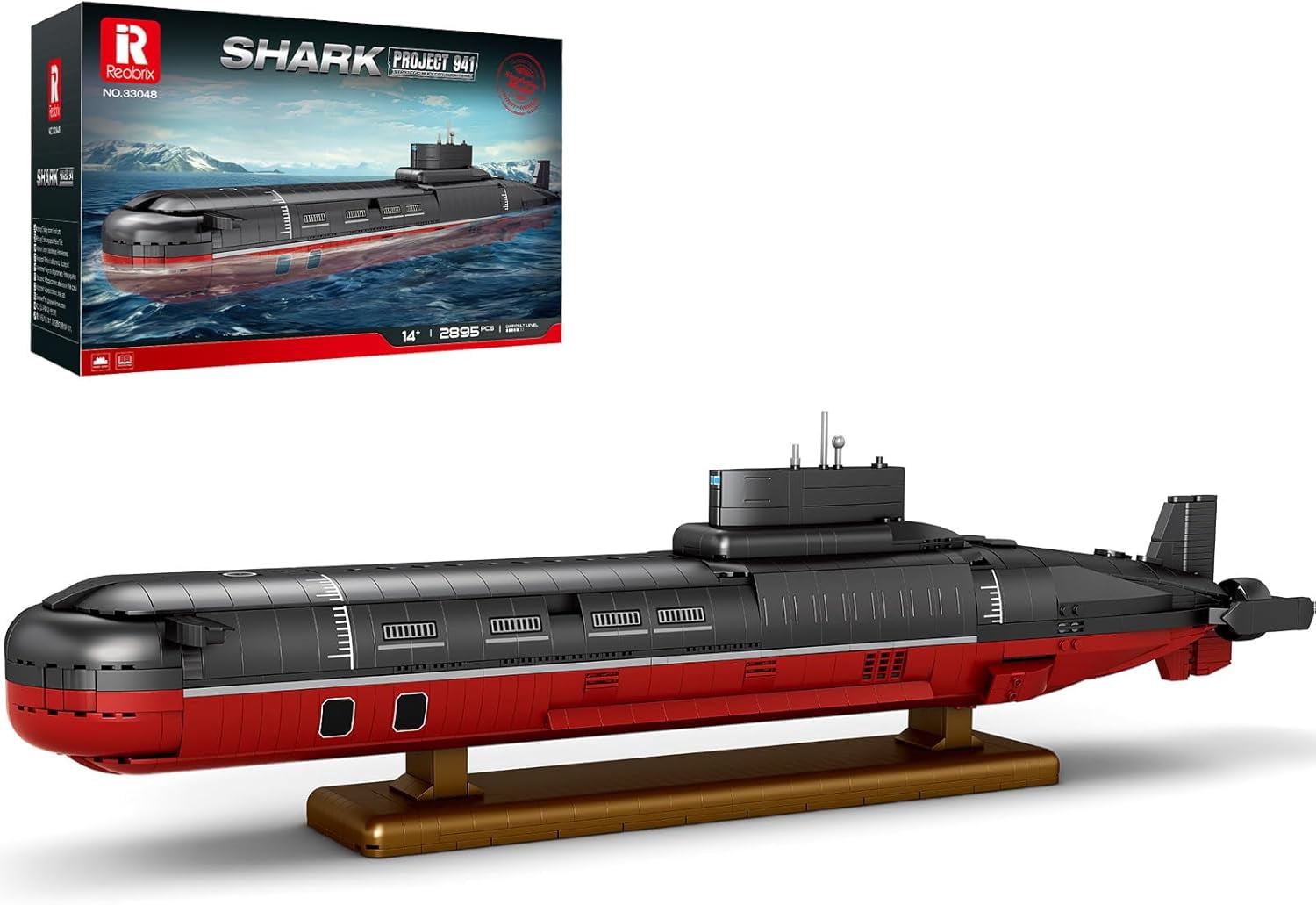 Nuclear Submarine Building Sets for Adults, Typhoon-Class Nuclear ...