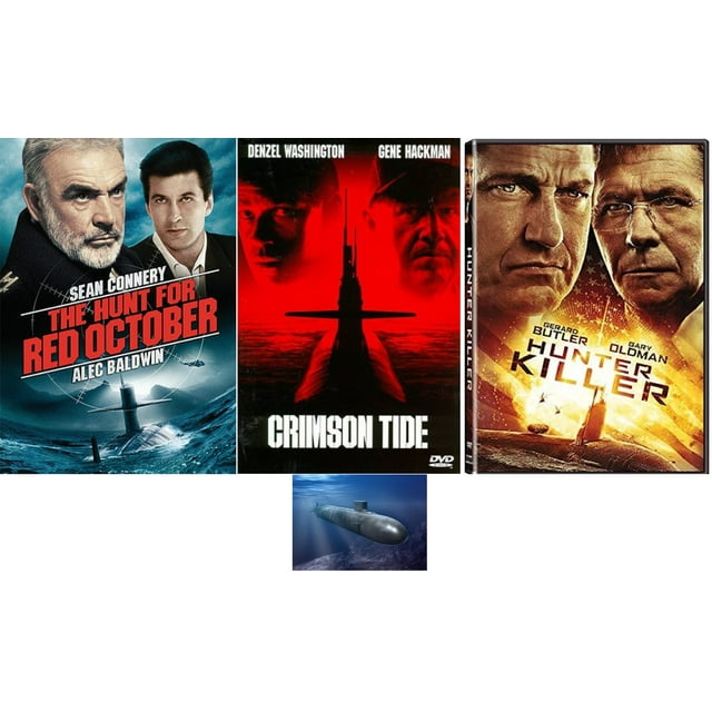 Nuclear Submarine Showdown Triple Feature Hunt Red October, Crimson ...