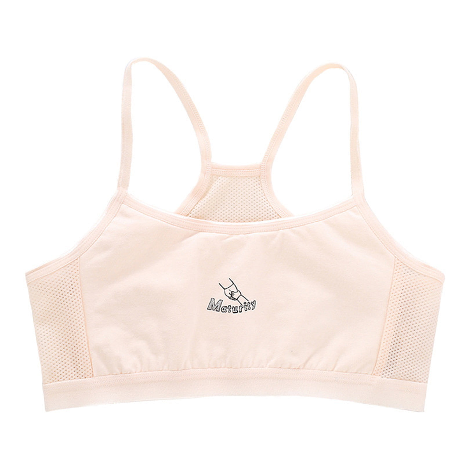 Bralette for Girls 10-14 Years Training Bras Seamless Soft Cotton ...