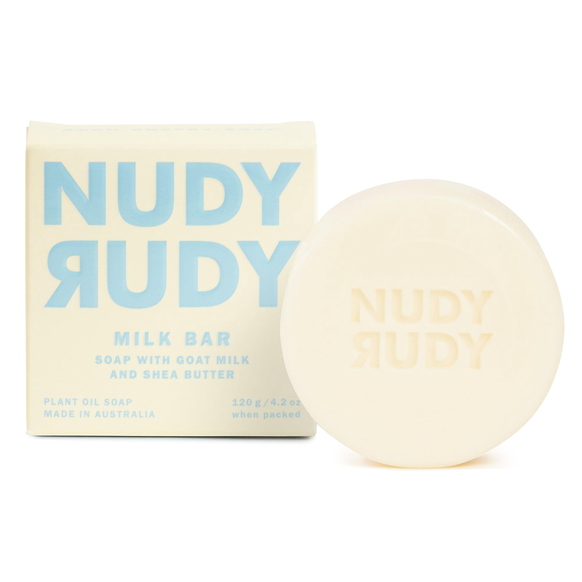 Nudy Rudy Milk Bar, TMA2 Goat Milk Soap Bar Puck, Made with Organic ...