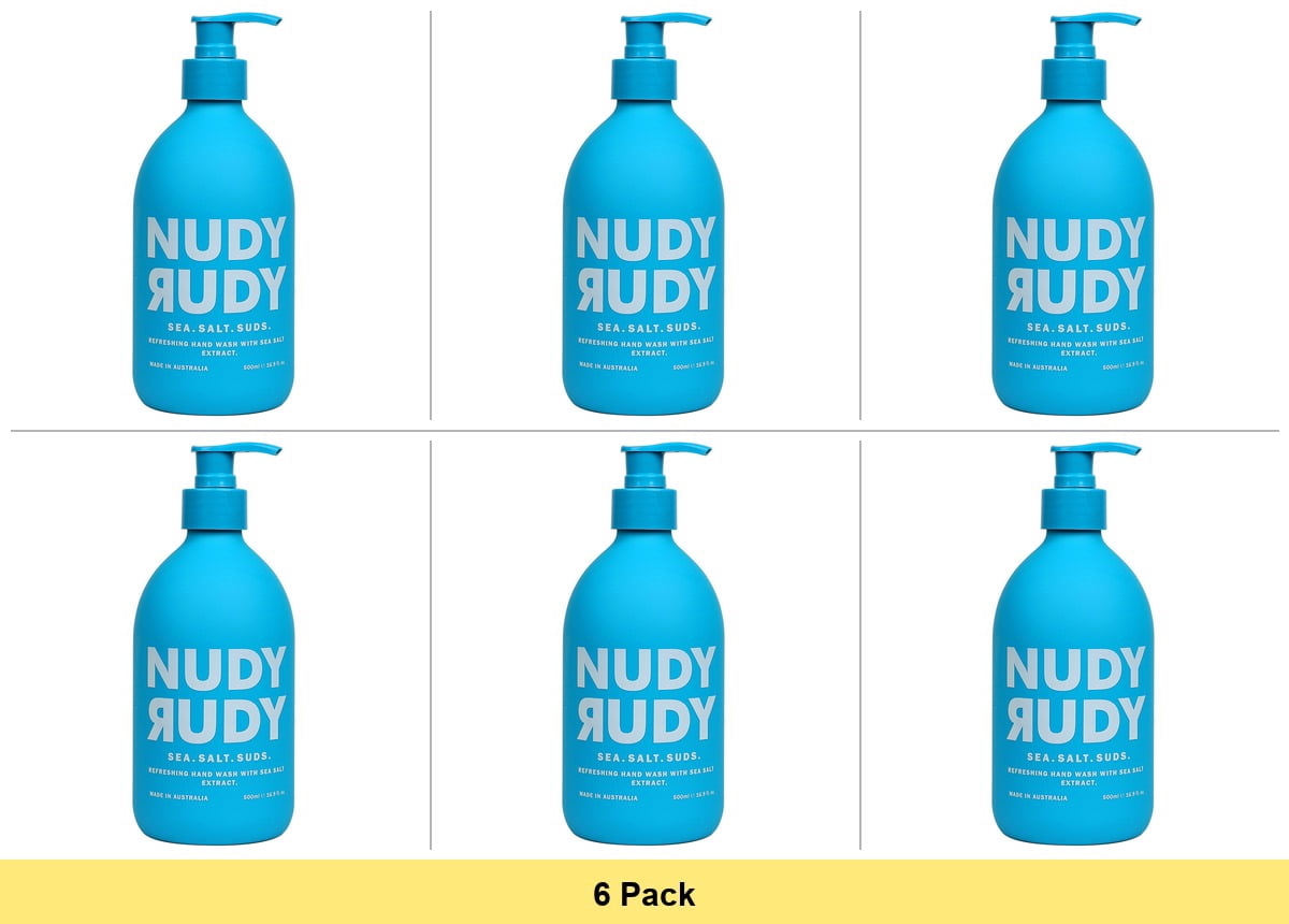Nudy Rudy Sea Salt Suds Body Wash, 16.9 Oz - 6 Pack - Walmart.com