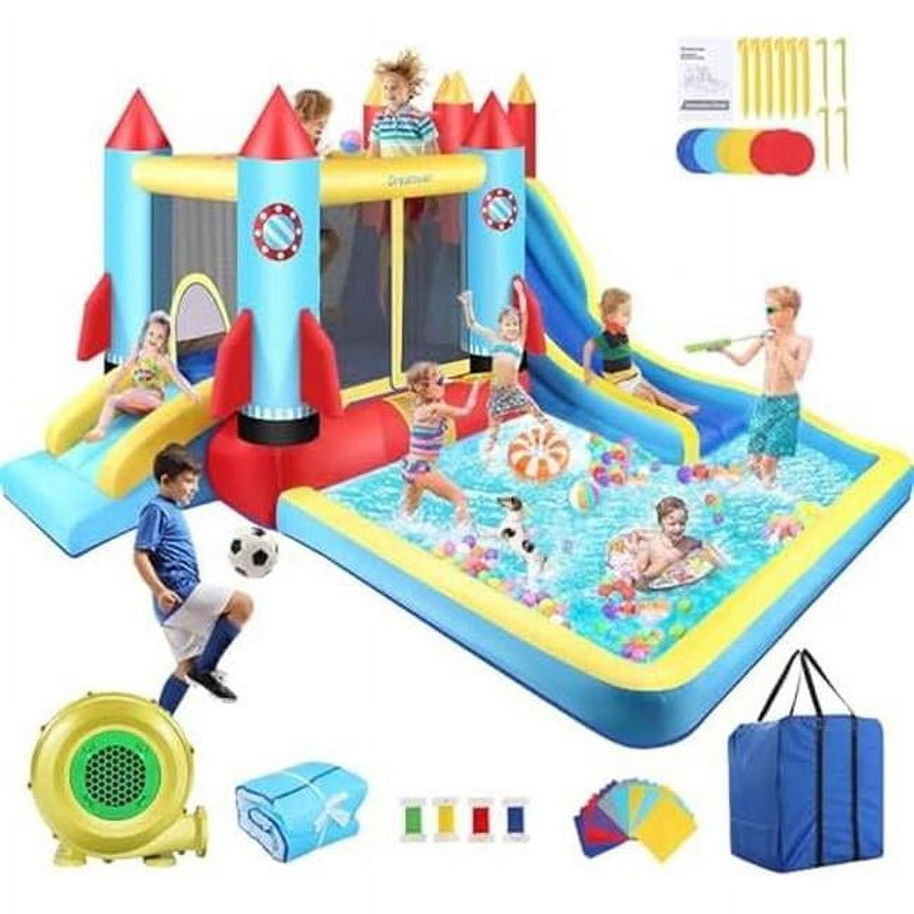 Nuegear 40 x 20 ft. Outdoor Inflatable Soccer Field Inflatable Football ...