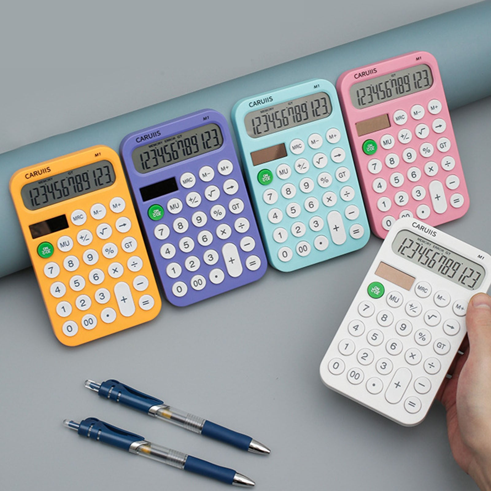 Nueva Lanzamiento, Mini calculadora, 12 dígitos, función estándar ...