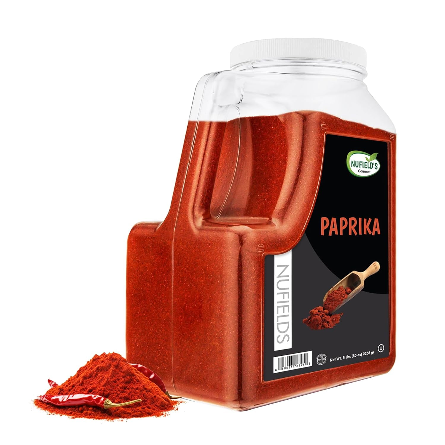 Nufields Gourmet Fancy Paprika 5 LB, Paprika Spice, Red Pepper, Paprika ...