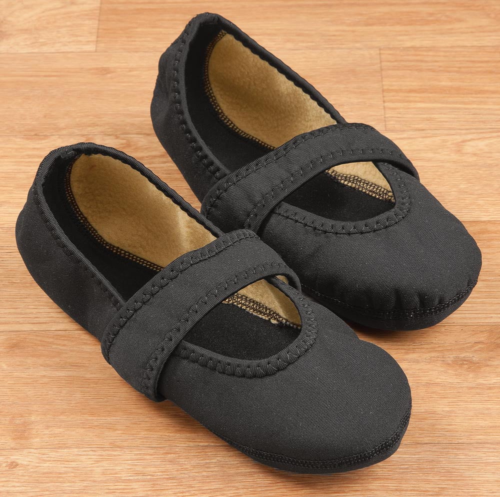 Nufoot Betsy Lou Fuzzies Women's Shoes, Best Foldable & Flexible Flats ...