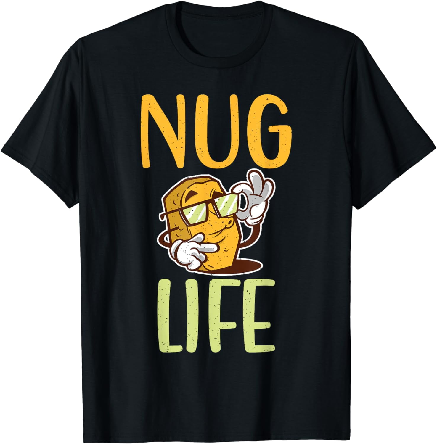 Nug Life funny Chicken Nuggets T-Shirt - Walmart.com