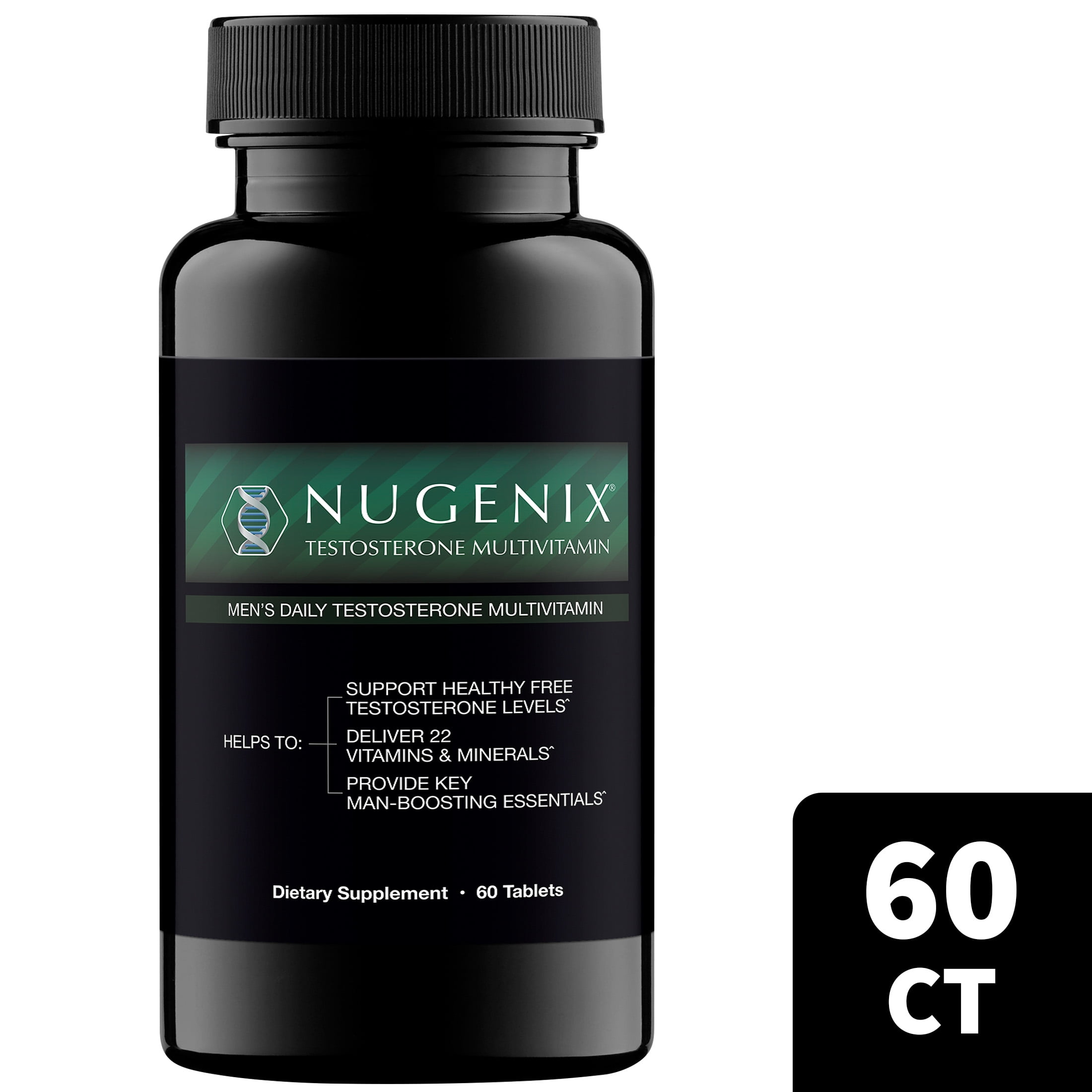 Nugenix Men's Testosterone Multivitamin - Daily Support, 19 High ...