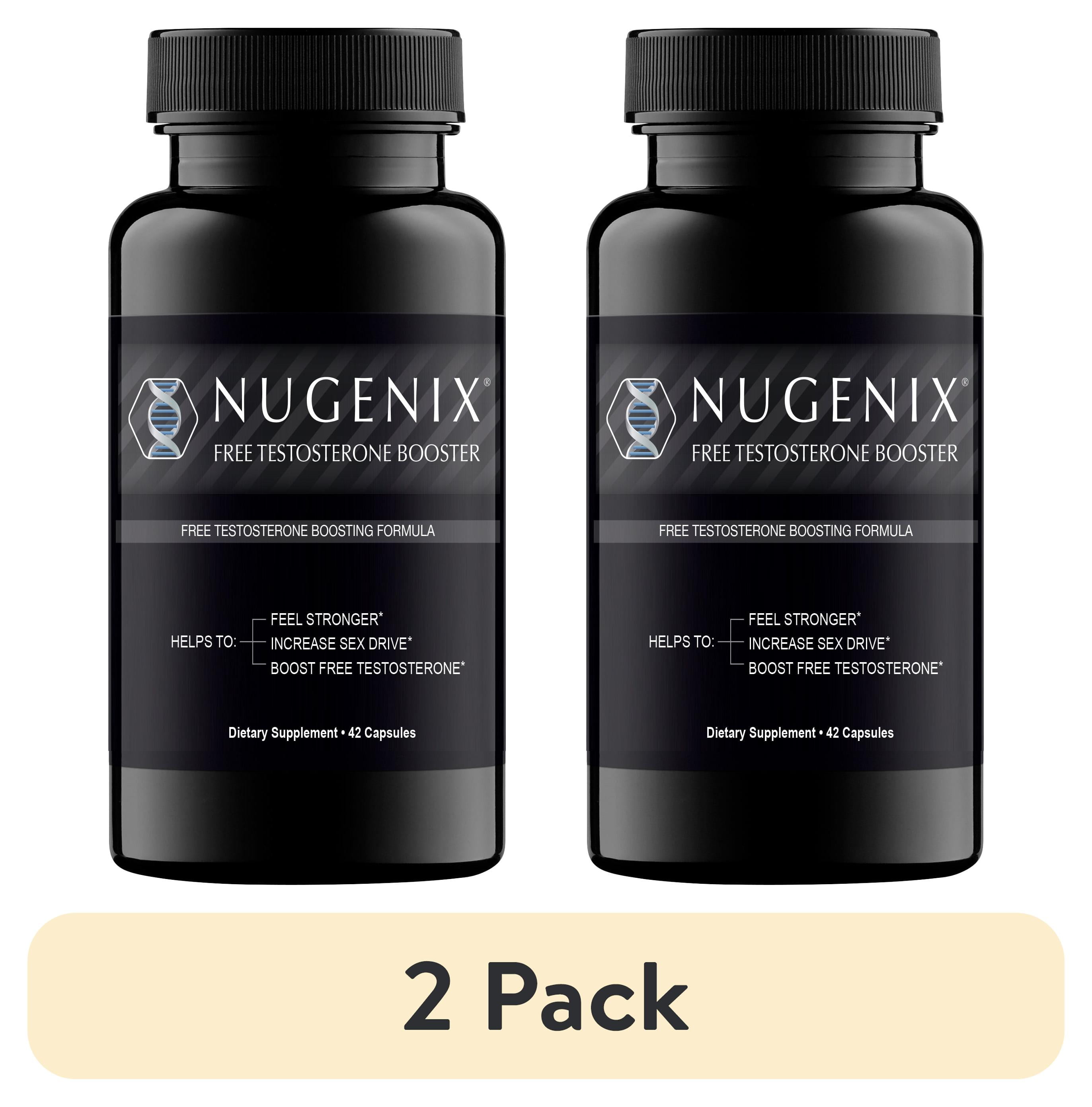 (2 pack) Nugenix T Boost Free Testosterone Booster for Men, Hormone ...