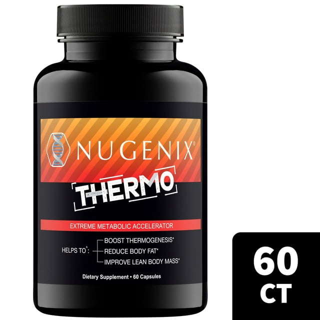 Nugenix Thermo Men's Fat Burner Dietary Supplement, 60 Count - Extra ...