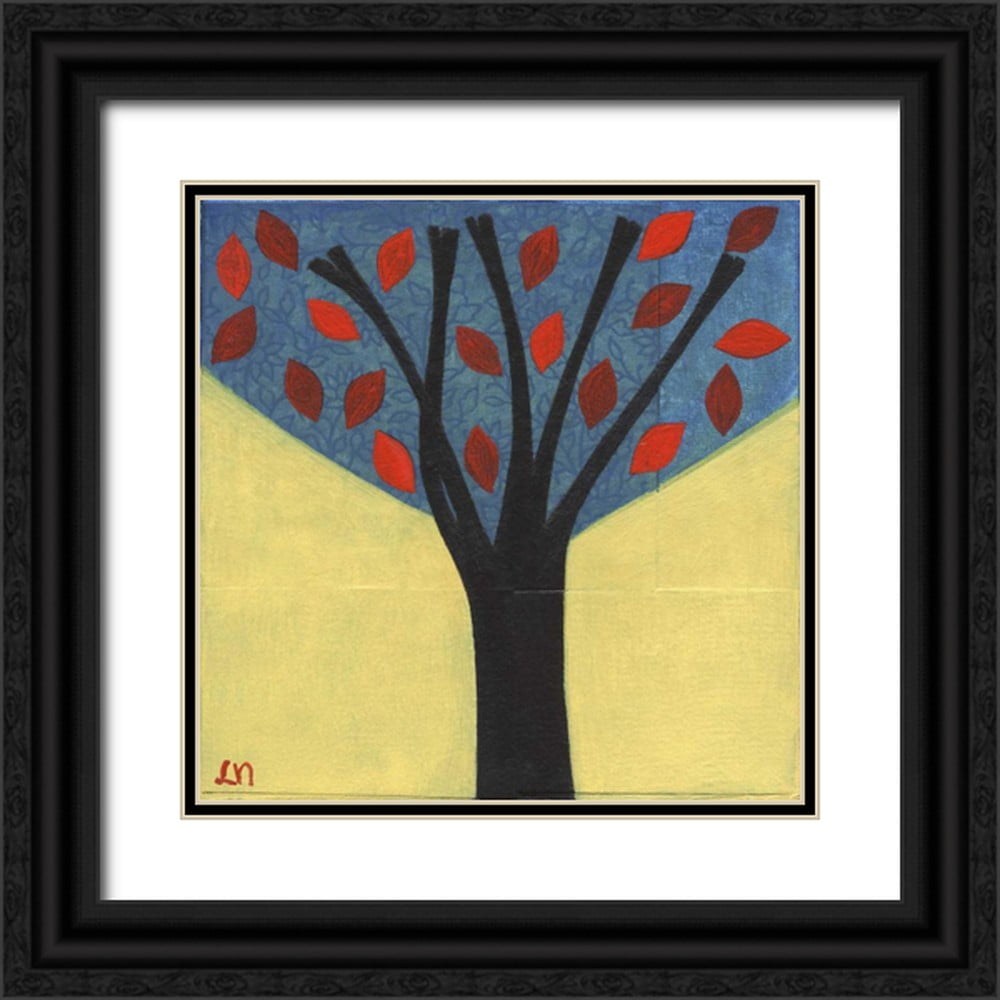 Nugent, Laura 26x26 Black Ornate Wood Framed with Double Matting Museum ...