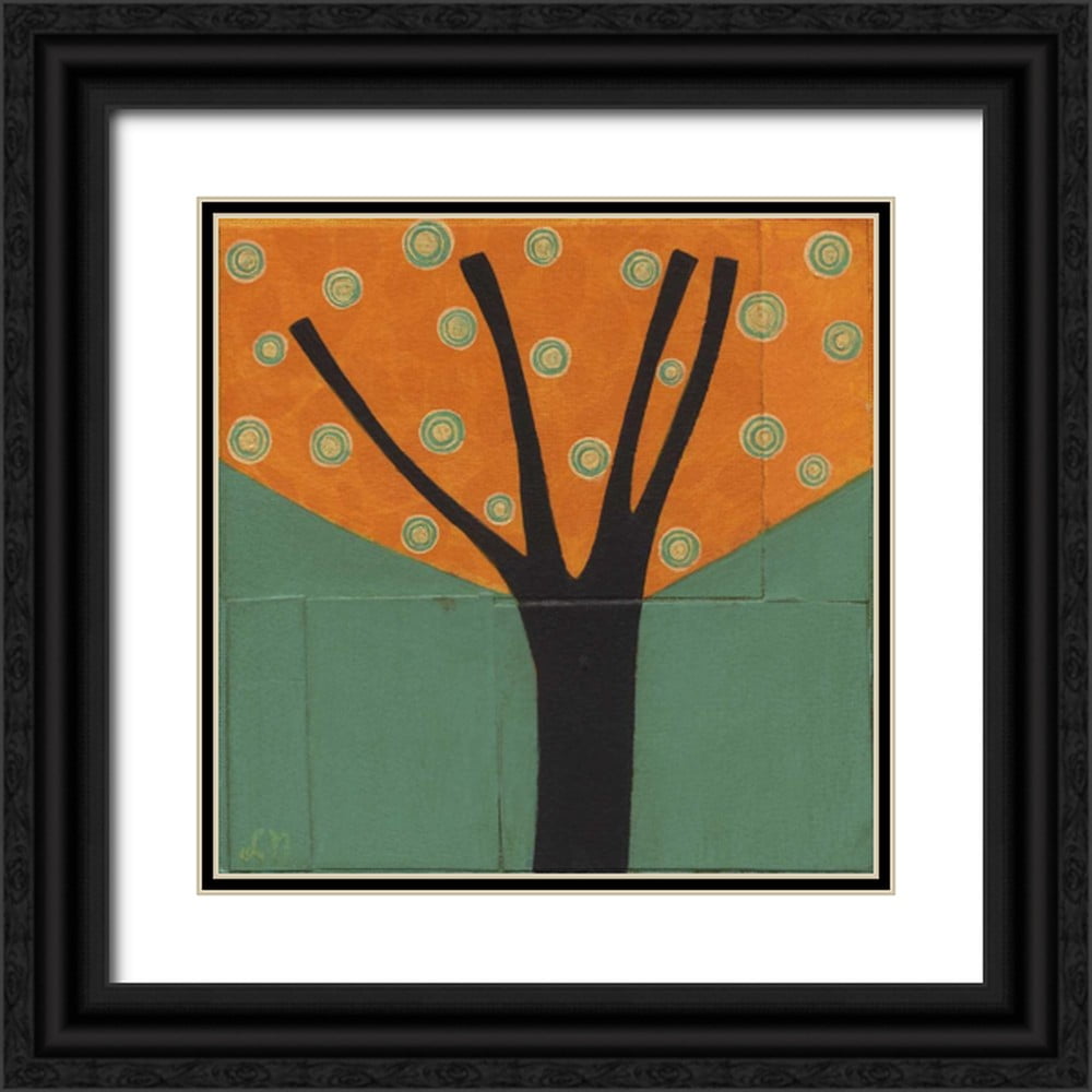 Nugent, Laura 26x26 Black Ornate Wood Framed with Double Matting Museum ...