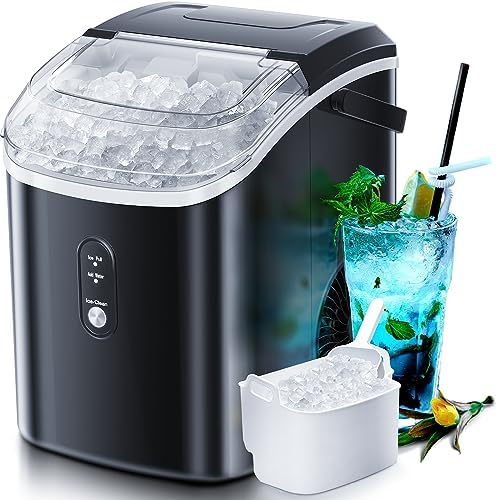 Nugget Countertop Ice Maker with Soft Chewable Pellet Ice, Automatic ...