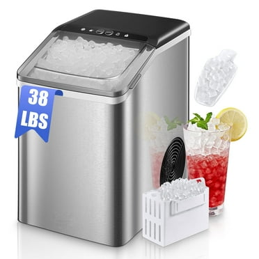 Frigidaire 44 lbs. Crunchy Chewable Nugget Ice Maker EFIC235, Stainless ...