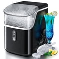 Nugget Ice Maker Countertop Chewable Nugget Ice Machine with One-Touch ...