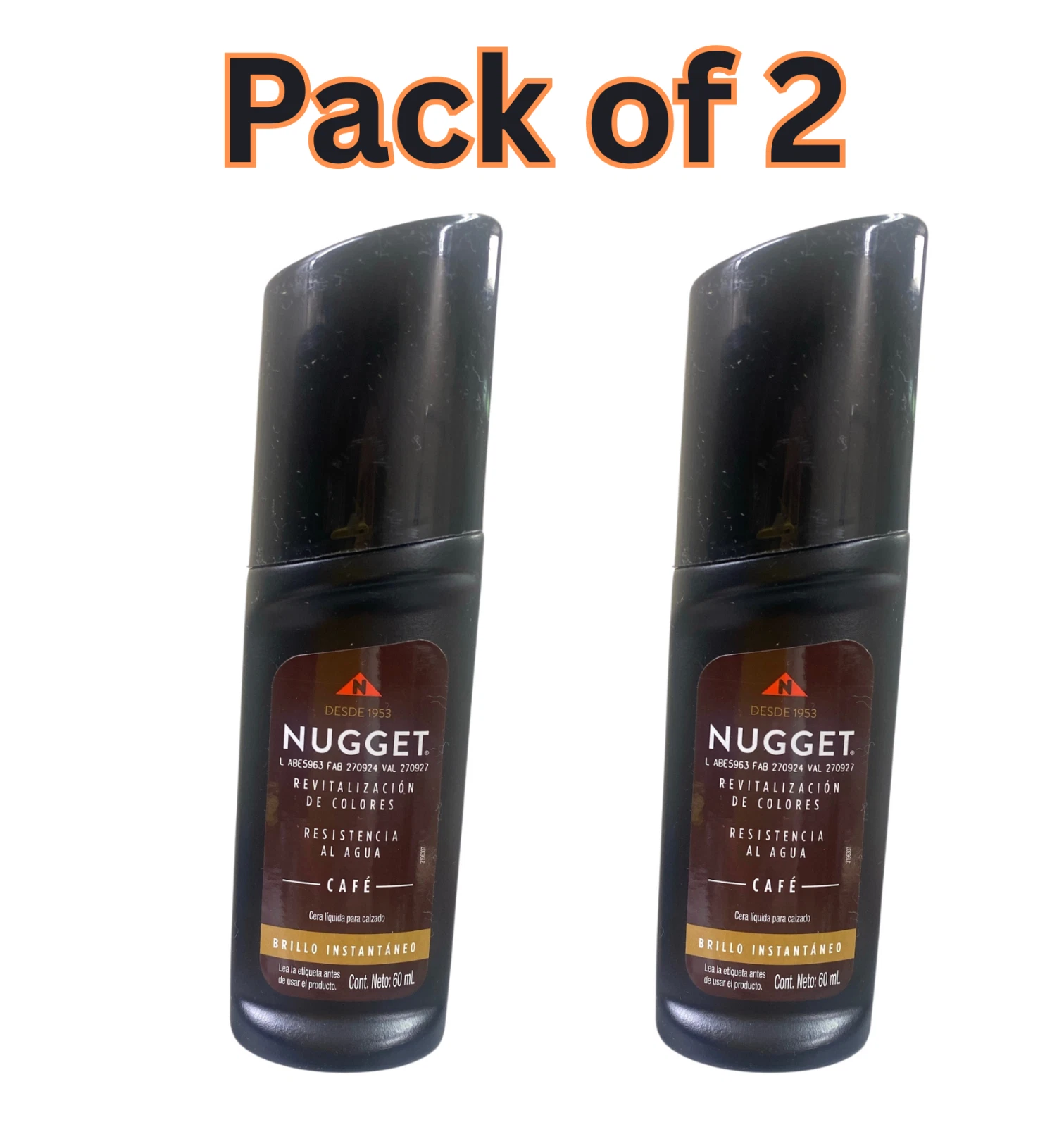 Nugget Instant Shine Liquid Shoe Polish, Brown, Waterproof Color ...