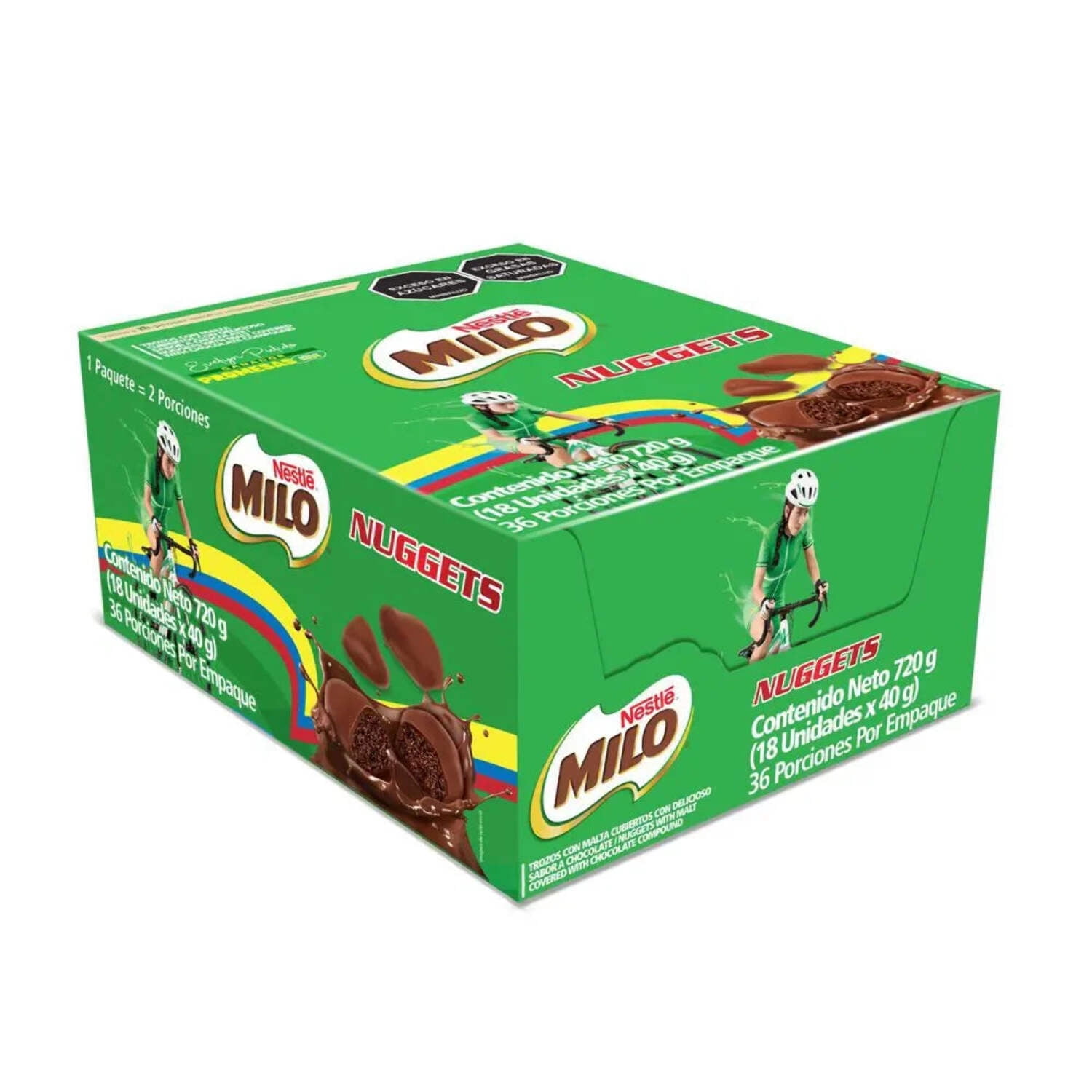 Nuggets Milo Colombiano 18 pack - 40g each (25.39 oz) - Crunchy ...