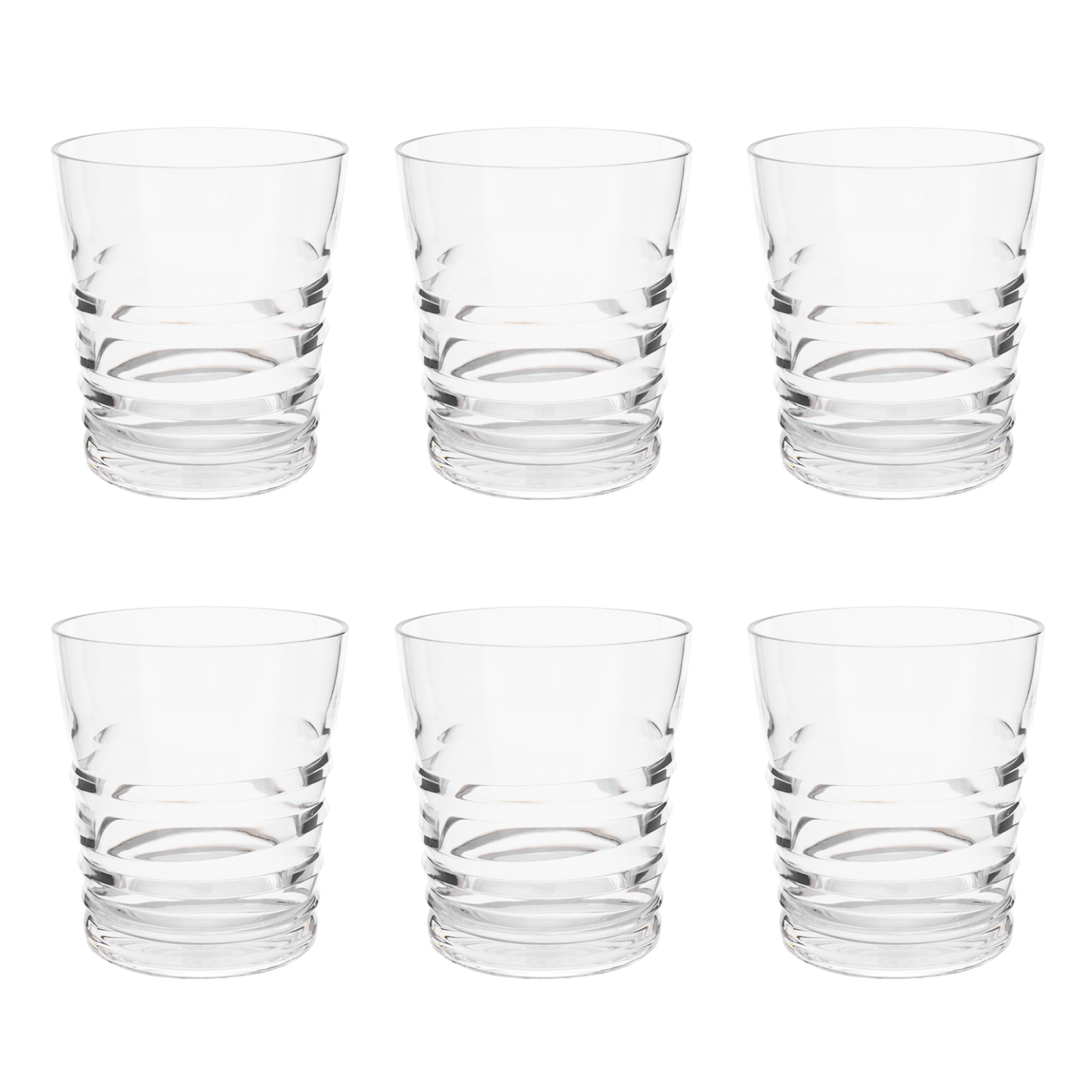 Nuglass 16oz Tritan Ribbed Tumbler 6-pack, BPA Free - Walmart.com