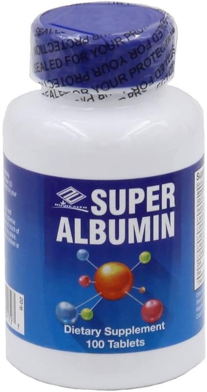 Nuhealth Super Albumin (100 Tablets) - Walmart.com