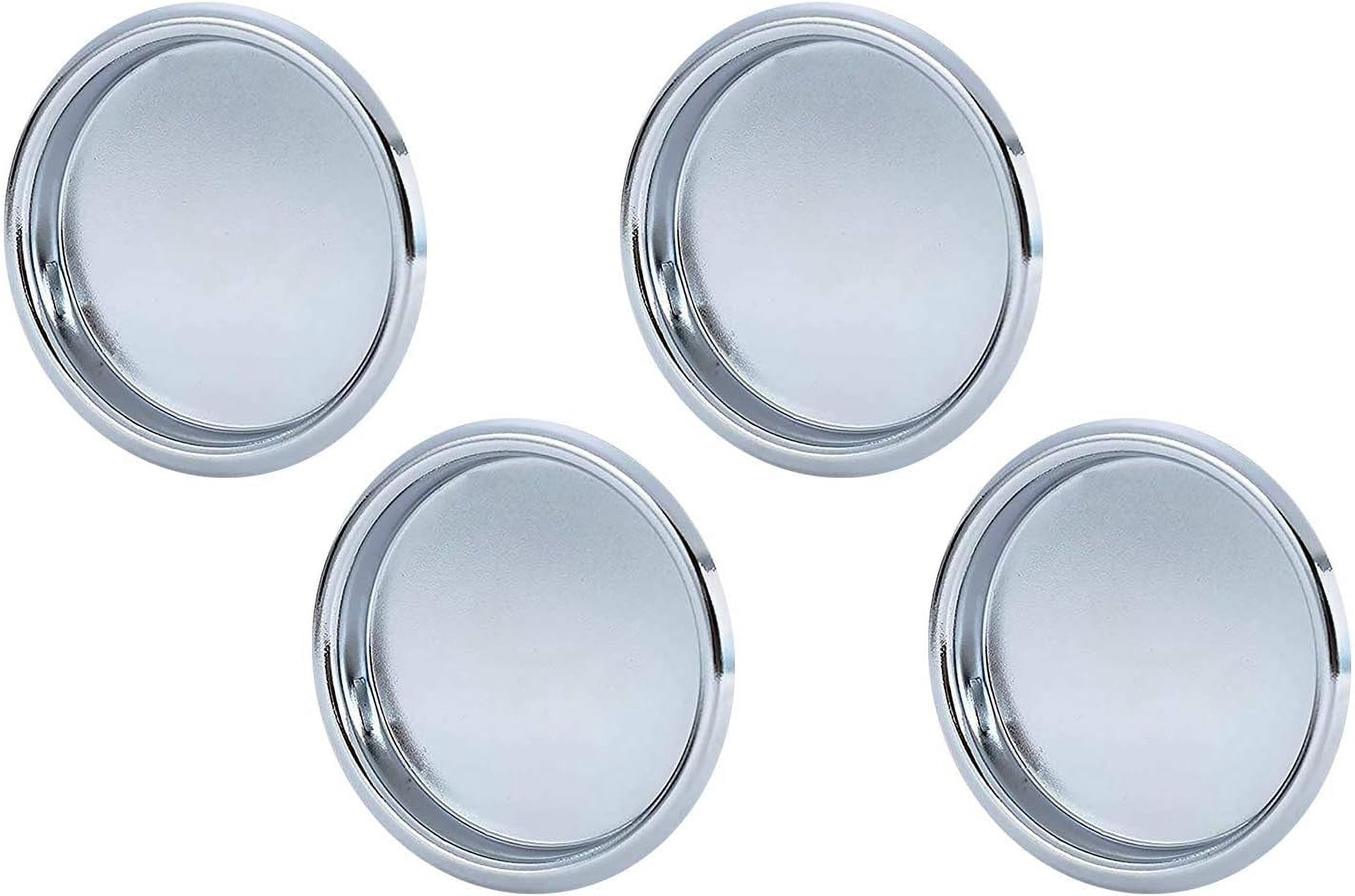 Nuk3y Easy Snap in Closet Door Finger Pull, 2-1/8", 4-Pack (Chrome ...