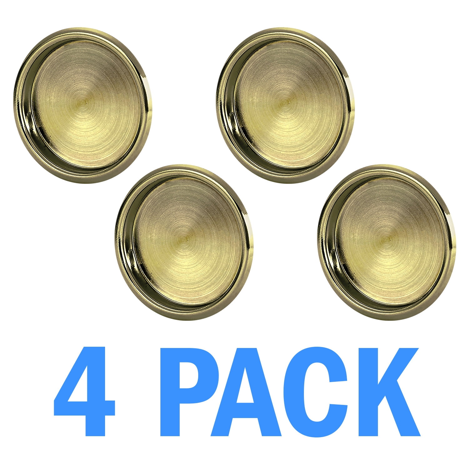 Nuk3y Easy Snap in Closet Door Finger Pull, 2-1/8" , 4 Pack - Walmart ...