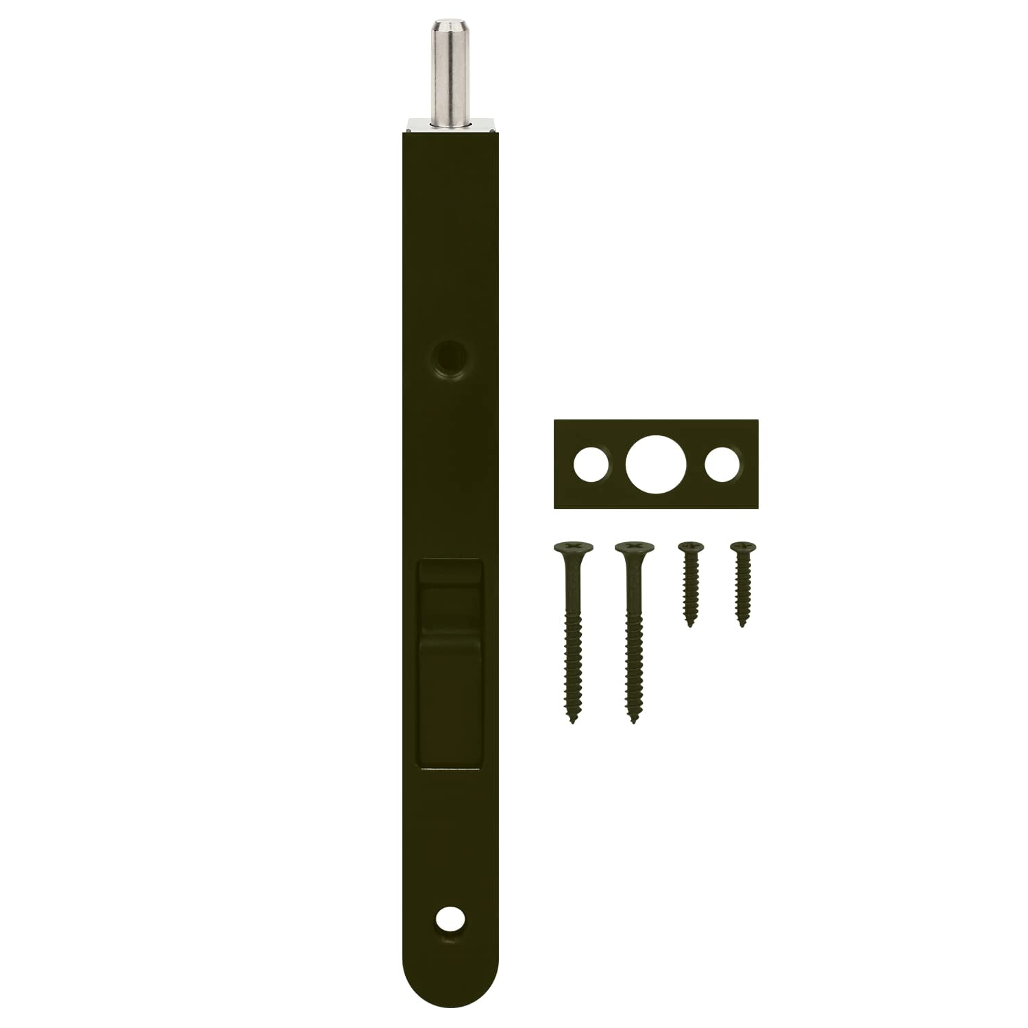 Nuk3y Heavy Duty 7-Inch Solid Brass Flush Bolt (Oil Rubbed Bronze) C63 ...