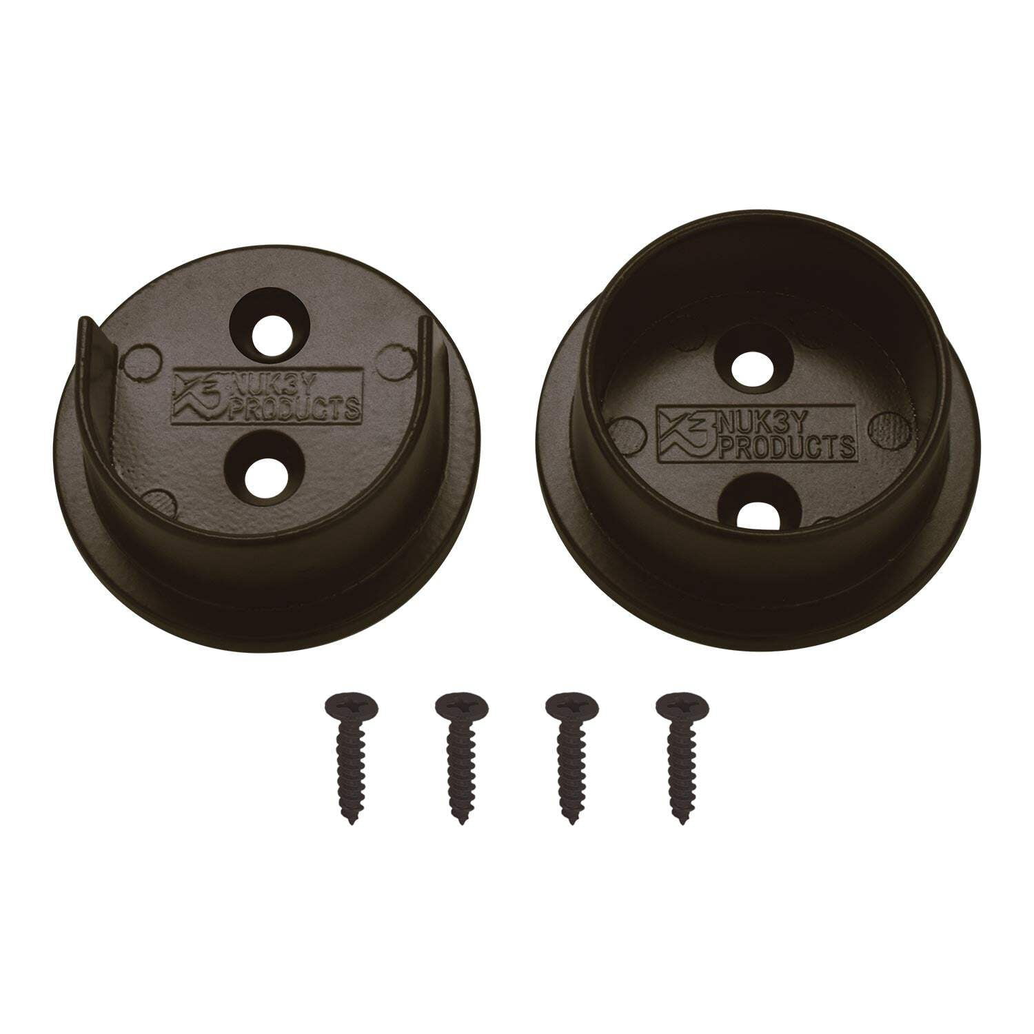 Nuk3y Heavy Duty Metal Pole Socket Set 1-1/2" with Support Screw ...