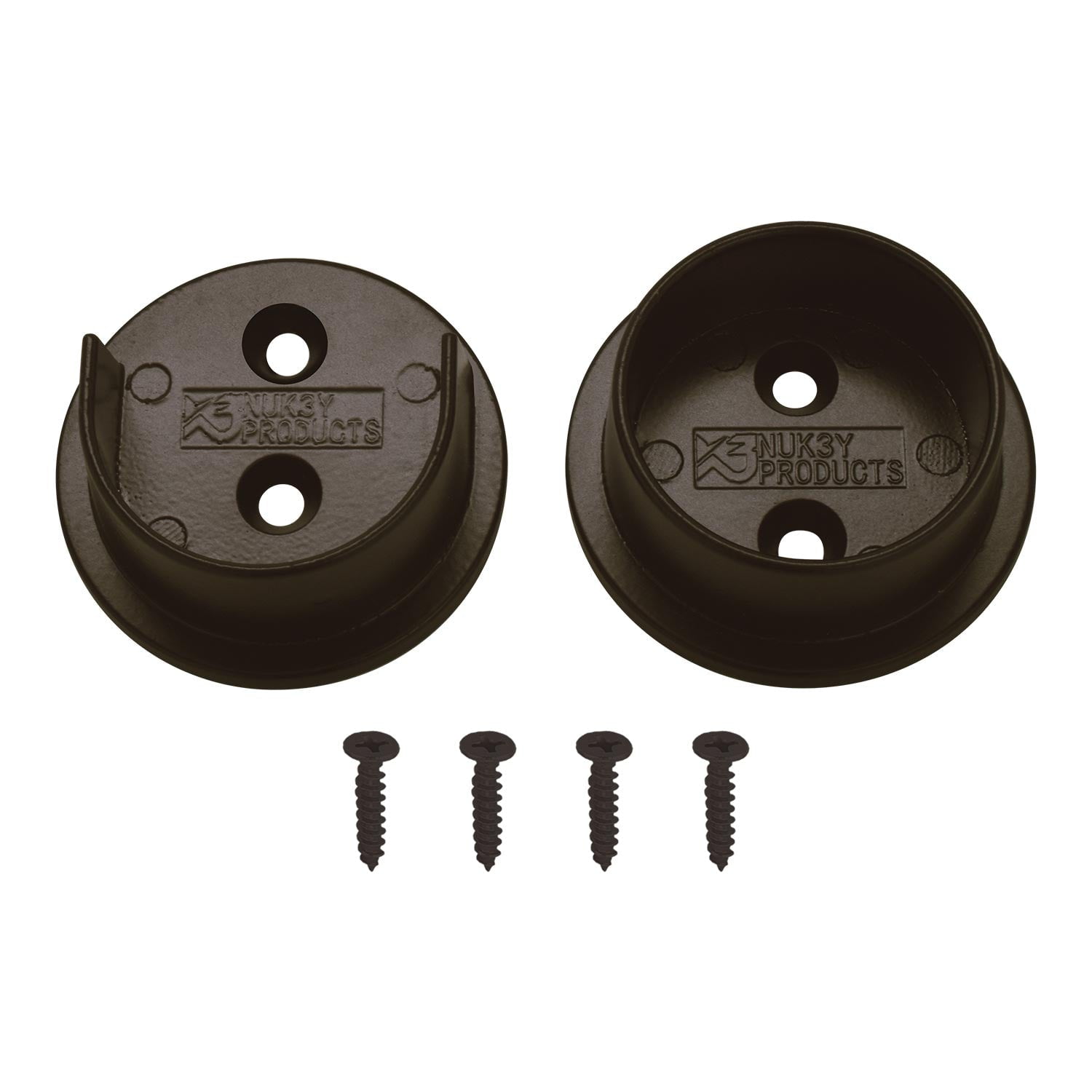 Nuk3y Heavy Duty Metal Pole Socket Set 1-1/2" with Support Screw ...