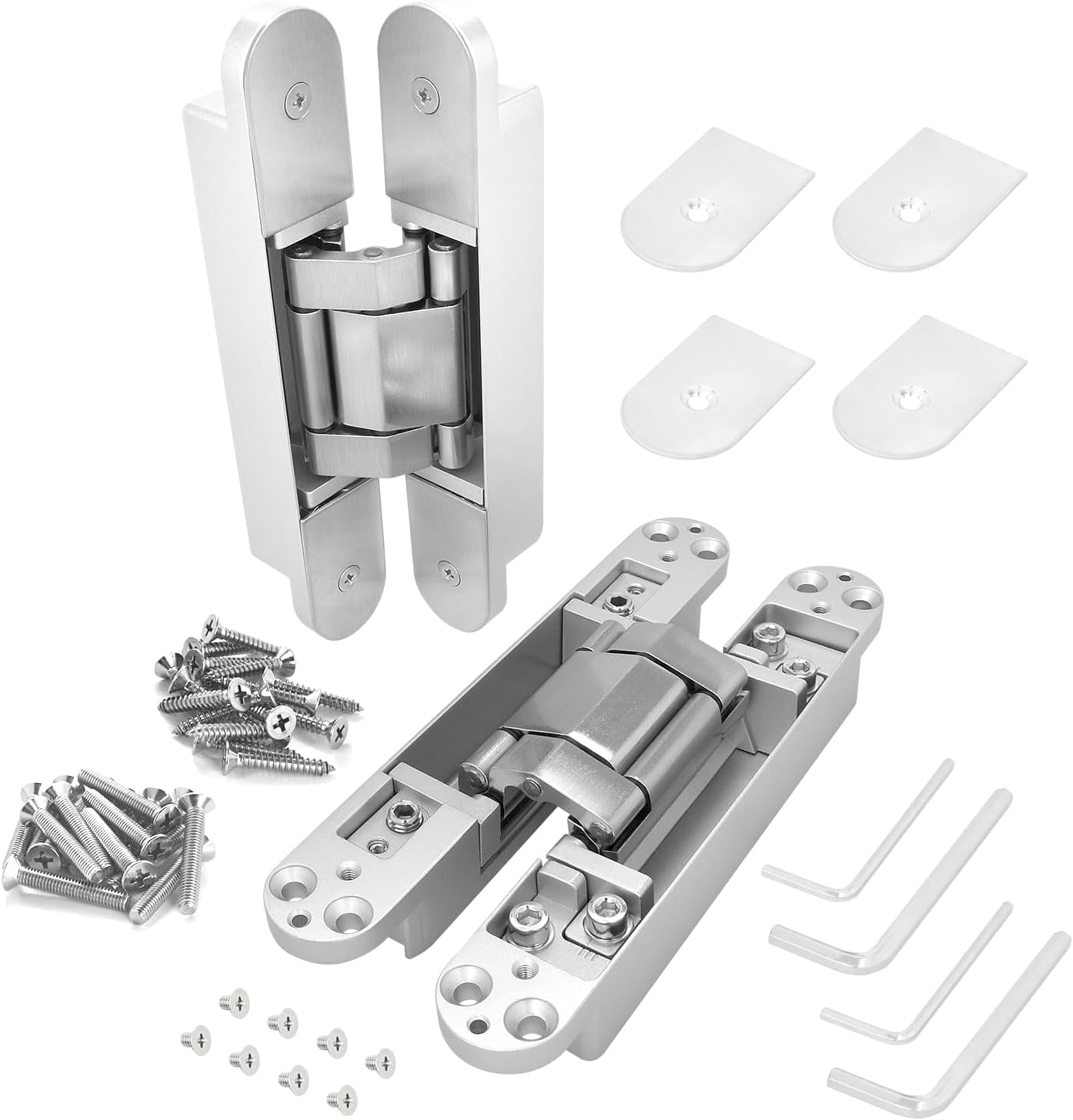 Nuk3y Hidden Invisible Concealed Door Hinges 180 Degree Swing 3 Way ...