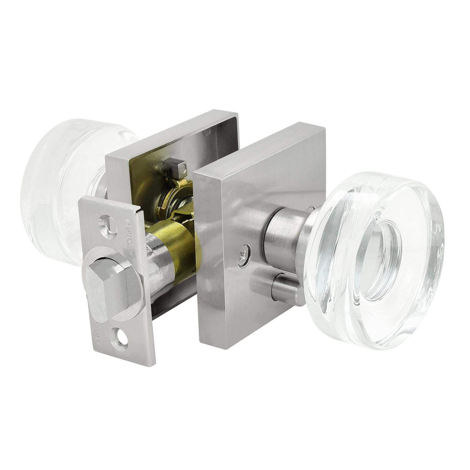 Nuk3y Nova Door Knob Crystal Glass Round - Walmart.com