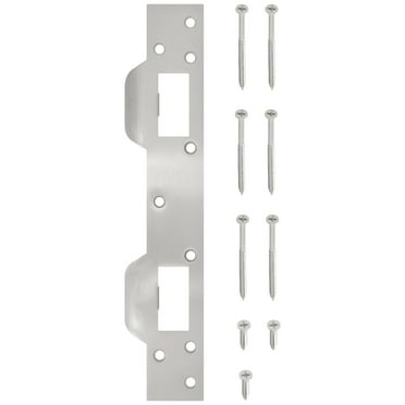 Security Latch Strike, 1-1/8 in. x 4-1/4 in., Stamped Steel ...