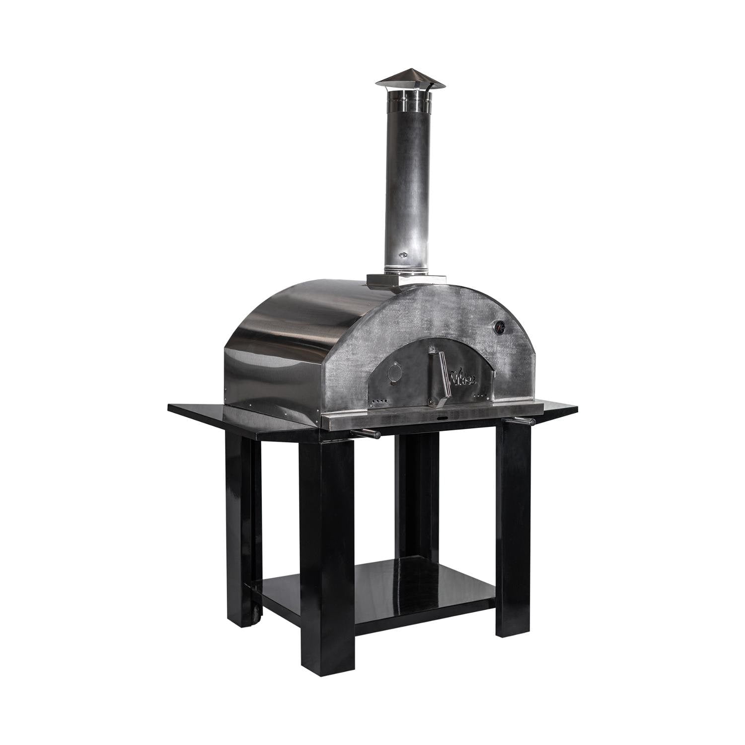 Nuke 31 Inch Outdoor Wood Fired Stainless Steel Freestanding Pizza ...