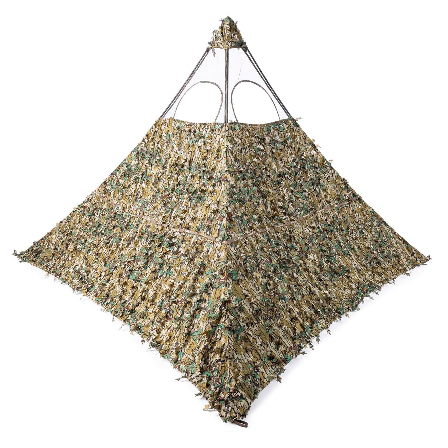 Nukem Grab & Go Hunting Ground Blind - Mossy Oak Greenleaf 3D Leafy ...