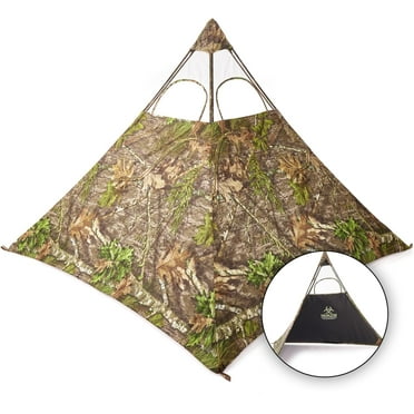 Nukem Grab & Go Hunting Ground Blind - Mossy Oak Obsession 3D Leafy ...