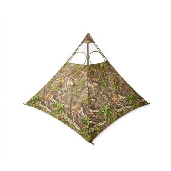 Nukem Portable Ground Hunting Blind, Grab and Go, Mossy Oak Obsession ...
