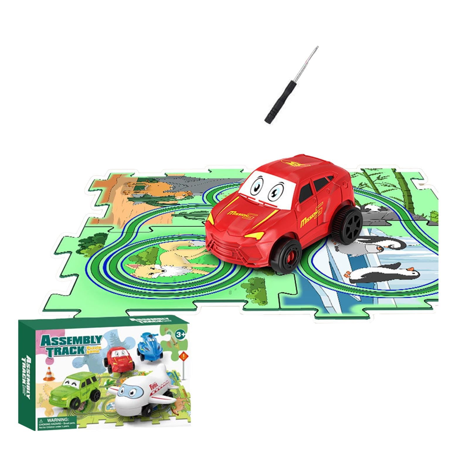 Nukids Puzzle Racer Kids Car Track Set, Nukids Puzzle Racer Car Track ...