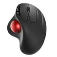 Nulea M501 Wireless Trackball Mouse, Rechargeable Ergonomic, Easy Thumb ...