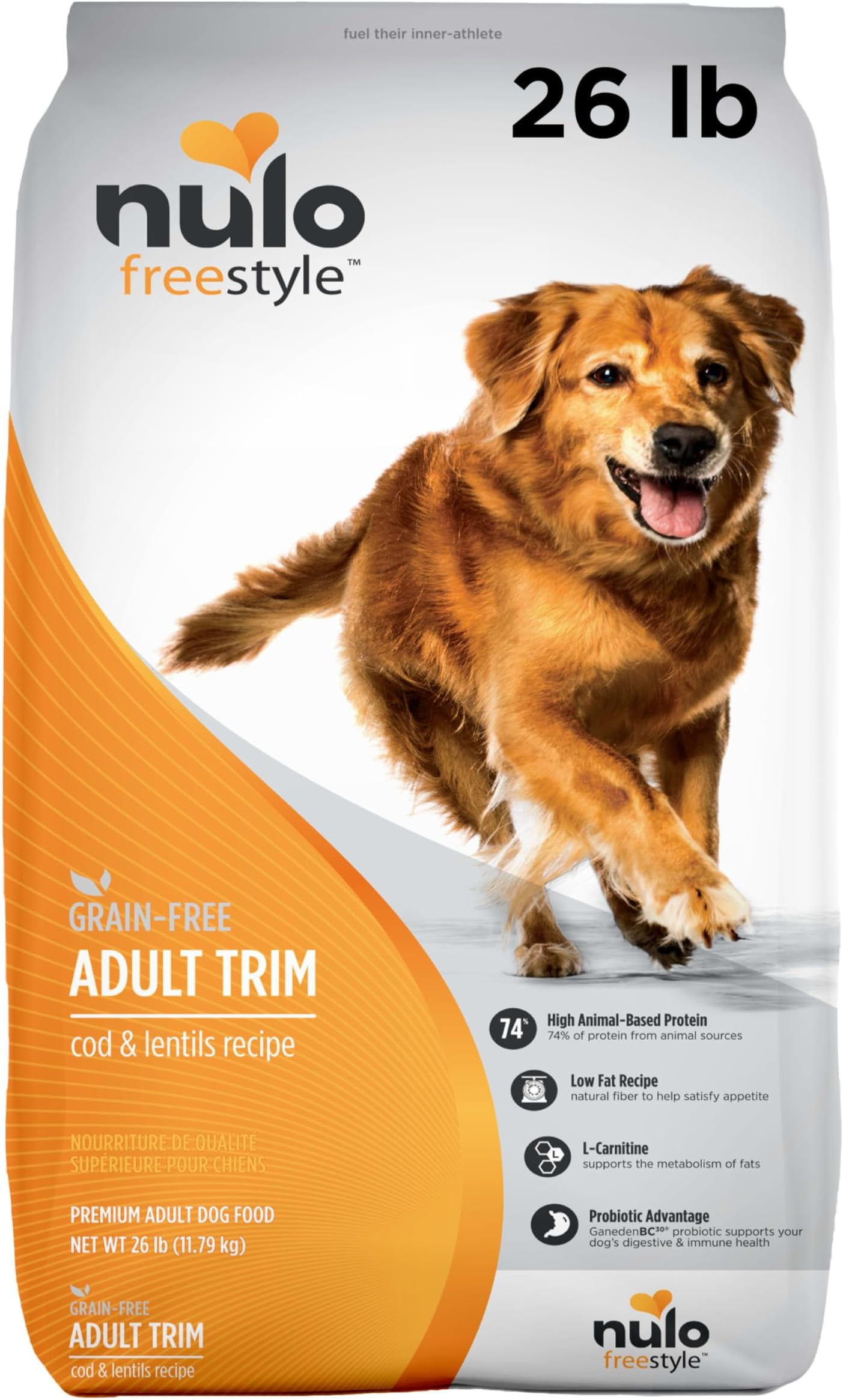 Nulo Freestyle Adult Trim Formula Dry Dog Food, Grain-Free Dog Kibble ...