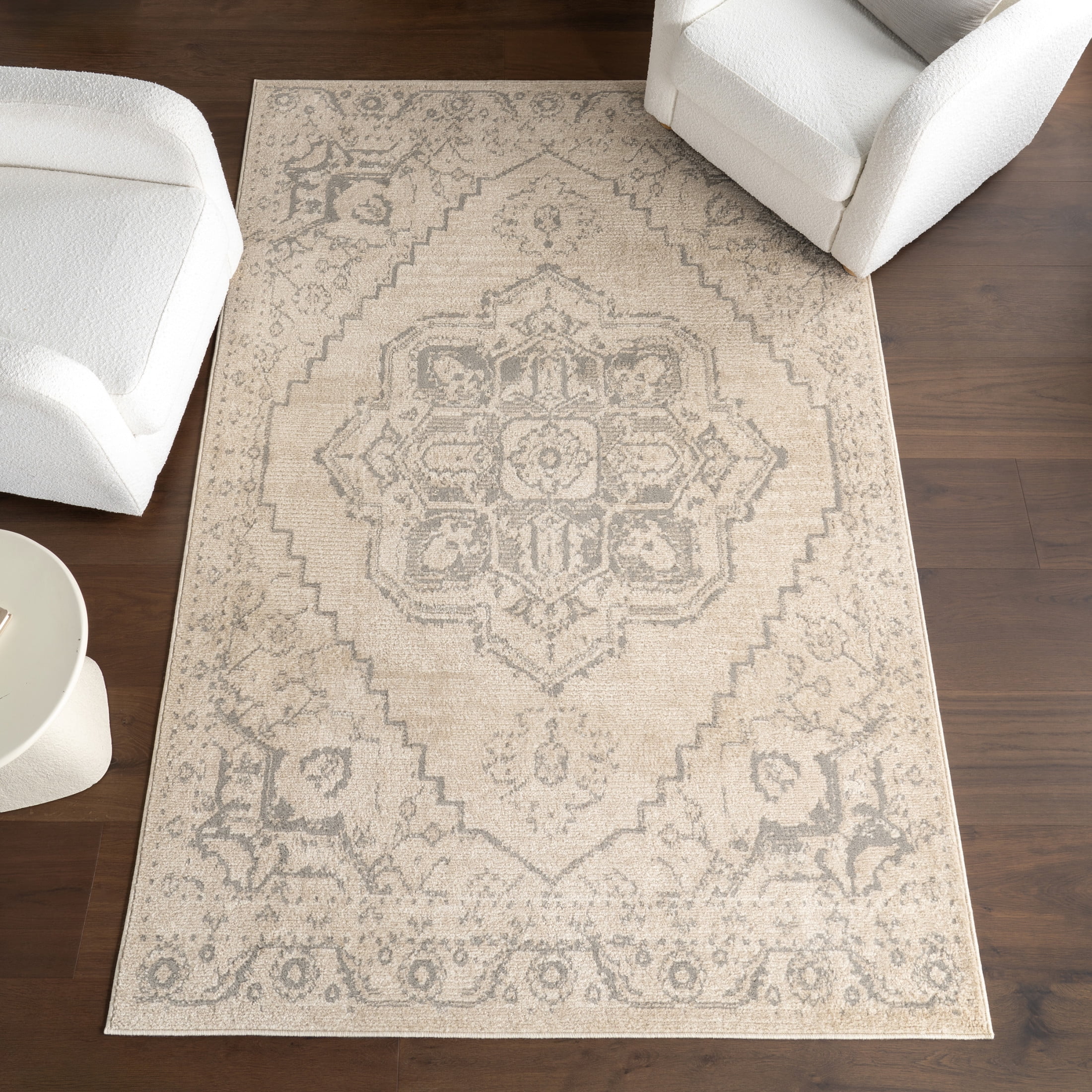 Nuloom Fable Traditional Vintage Area Rug, 9' x 12', Fable Beige ...