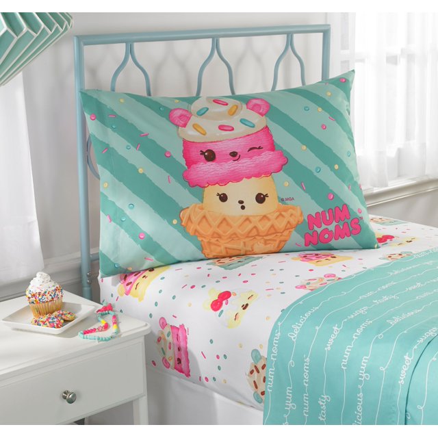 Num Noms Kids Sheet Set - Twin Size - Smells Happy Theme - Walmart.com