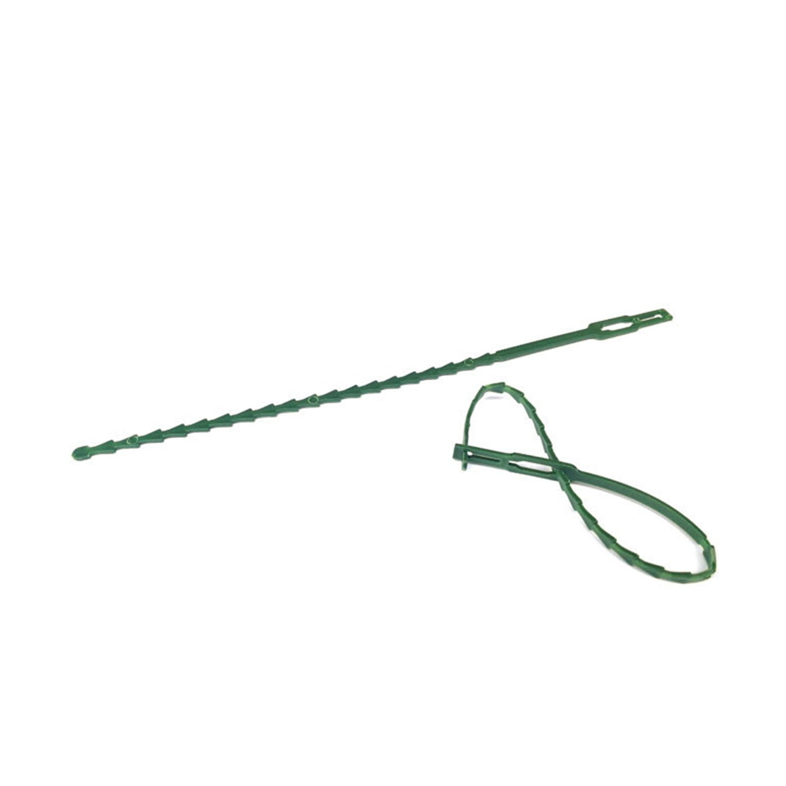NumWeiTong 23cm Multi-Purpose Green Tie Tree Plastic Fixed Gardening ...