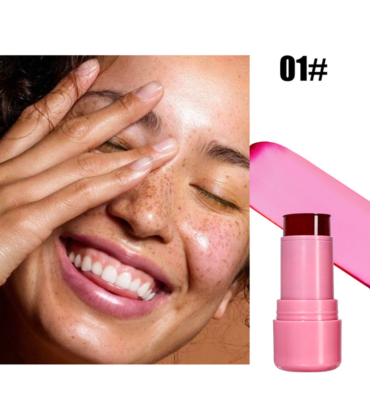 NumWeiTong Fruit Jelly Color Tone Cool 0.18oz Transparent Lips And Cheek Stains Constructable ...