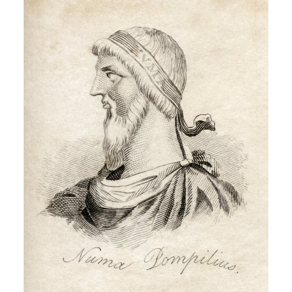 Numa Pompilius Legendary Second King Of Rome Who Reigned From 715 To ...