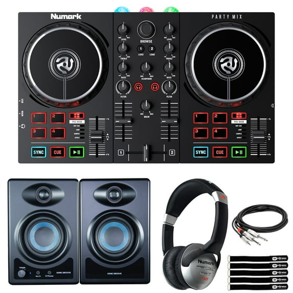 Numark Party Mix II DJ Controller - Stereo Audio Mixer System with ...