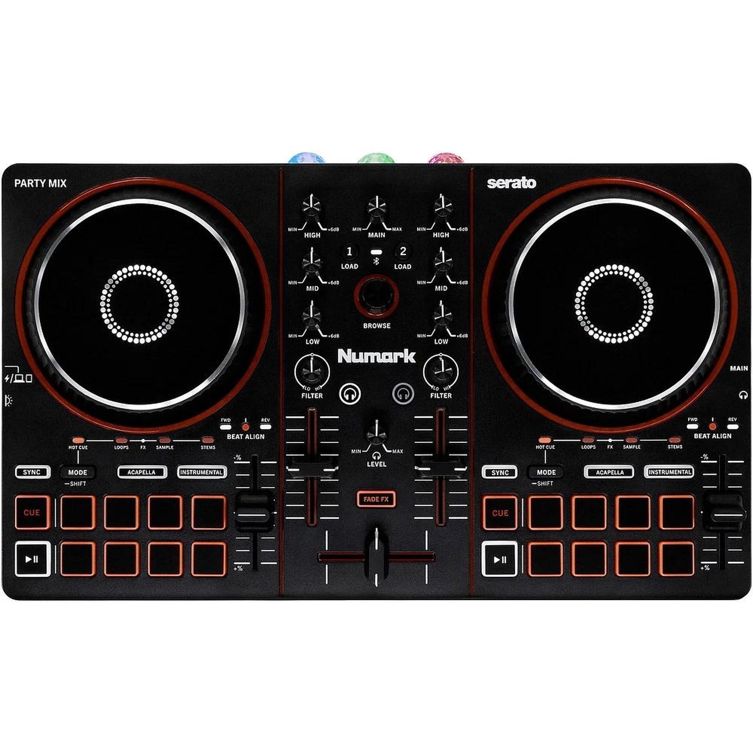 Numark Party Mix III DJ Controller Black - Walmart.com